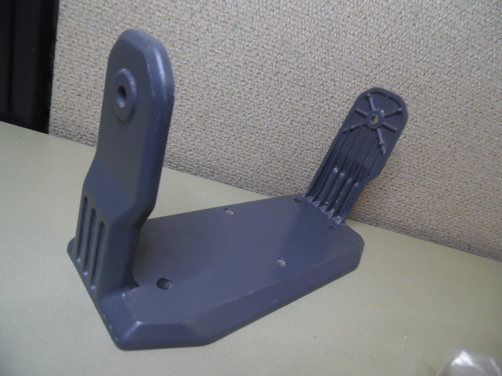 Icom IC-M502 / IC-M504 GREY VHF Mounting Mount Bracket w/ Knobs - Max ...