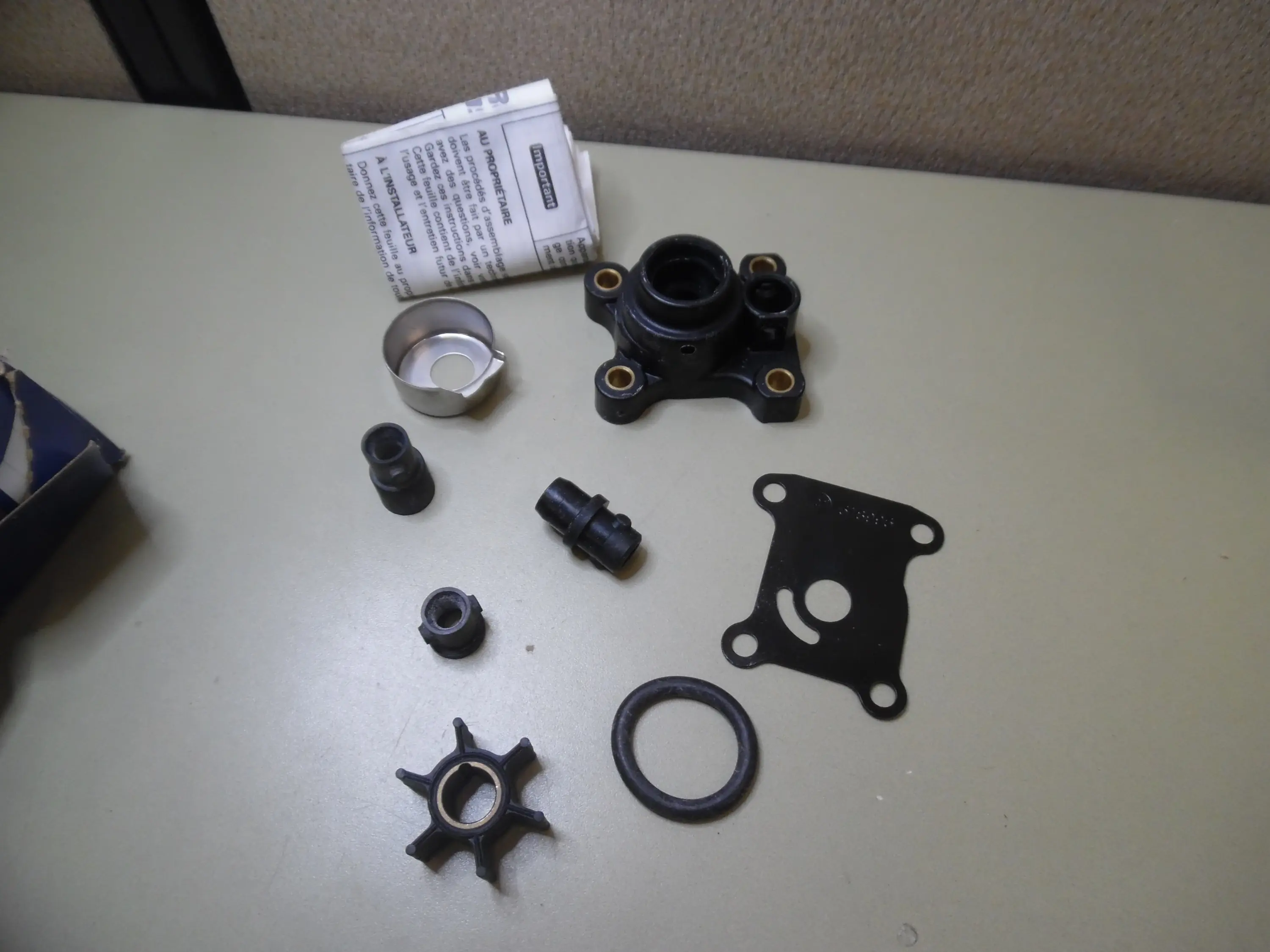 OEM Evinrude Johnson Bombardier 0394711 Water Pump Kit - Max Marine ...