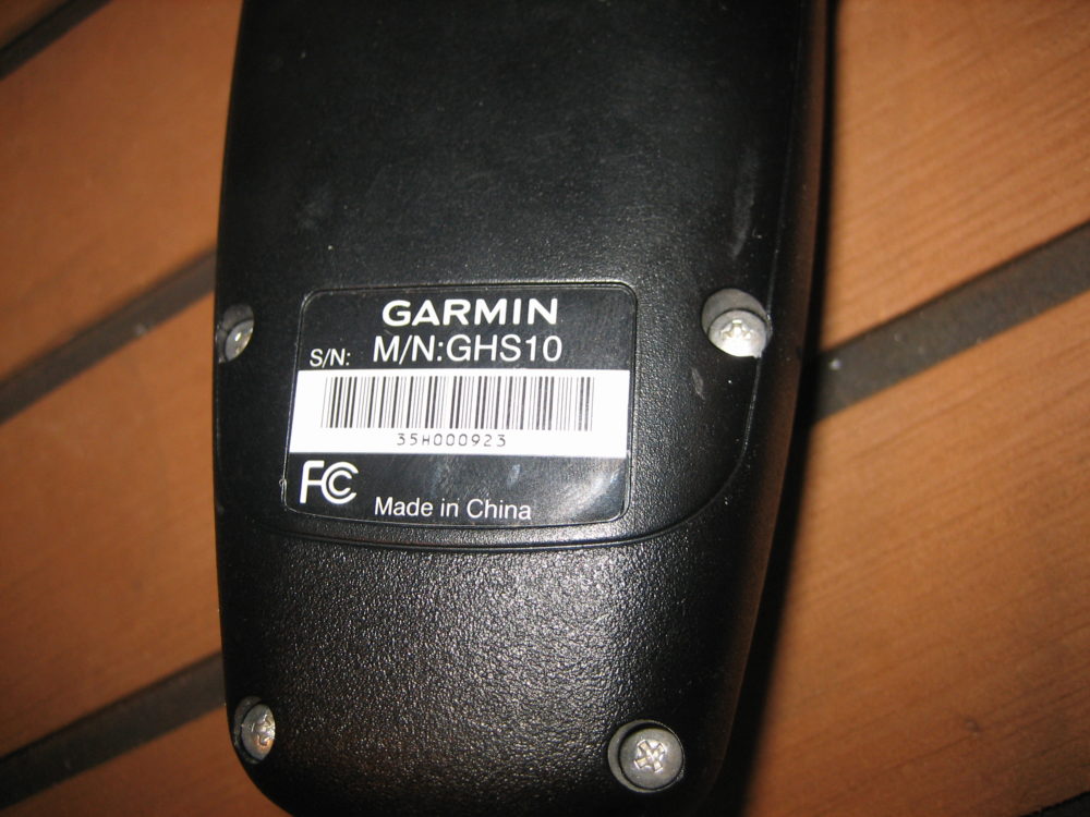 Garmin GHS10 GHS 10 Wired Handset for VHF 200 - Mic Cord Minor Damage ...