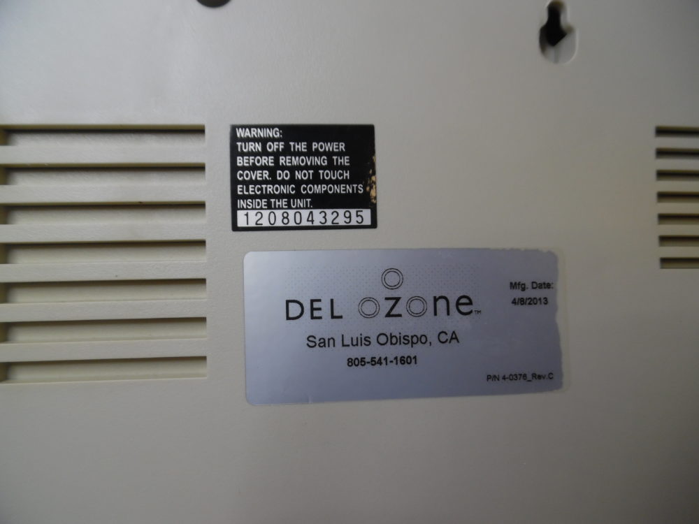Del Ozone 4-0313 Portable Air Purifier Home Collection - FREE US SHIP ...