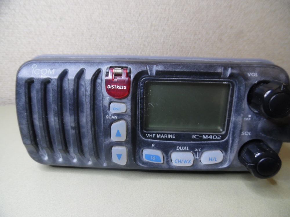 Icom IC-M402 Marine VHF Radio Transceiver w/ Microphone - FULLY TESTED ...