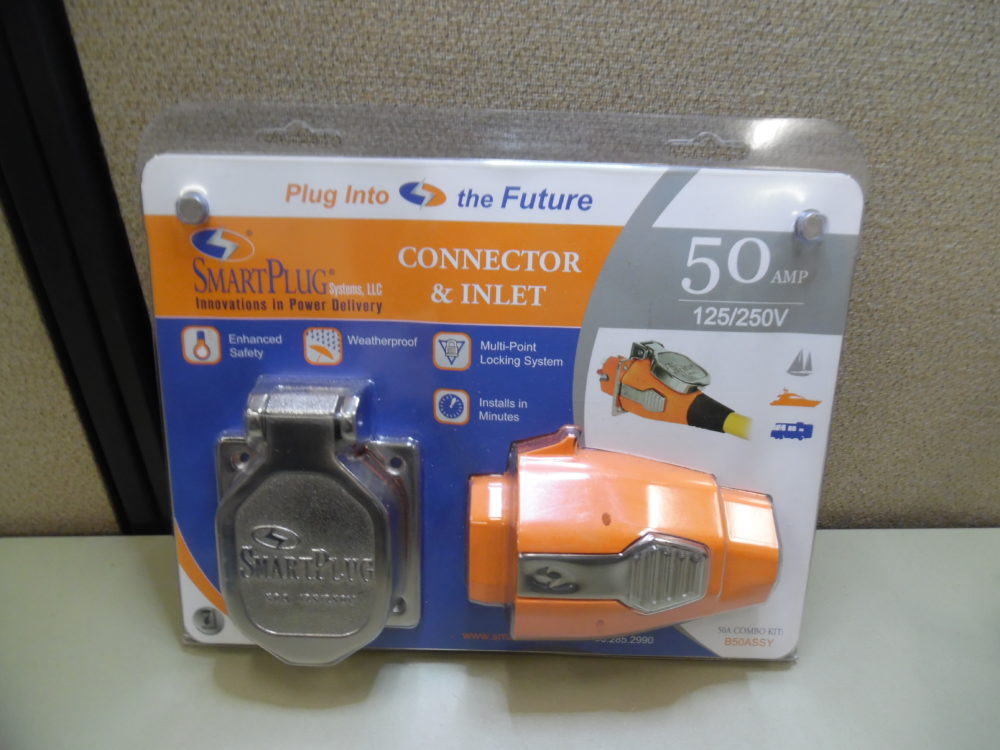 SmartPlug B50ASSY Smart Plug 50 Amp Marine Inlet and Plug Combo ...