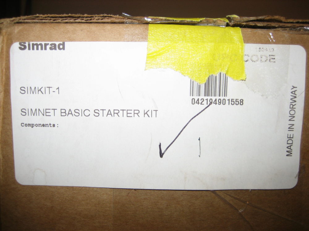 Simrad Simnet Simkit1 Starter Kit - NEW - Free Shipping! - Max Marine ...
