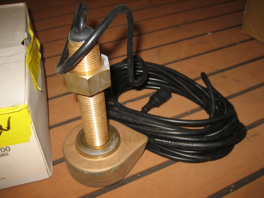 NEW OLD STOCK Furuno 520-5MSD Bronze Thru-Hull 50/200 Khz Transducer w/ 10 pin - Max Marine ...