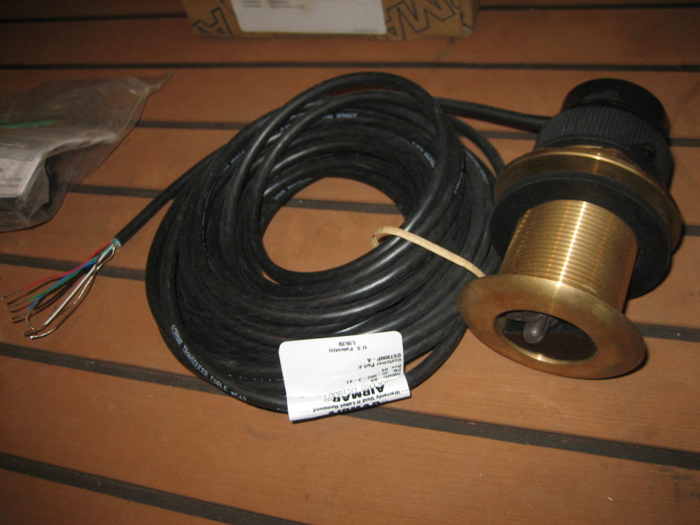 Raymarine NEW BRONZE DST800B-A Depth Speed Temp Transducer ST40 ST60 ...