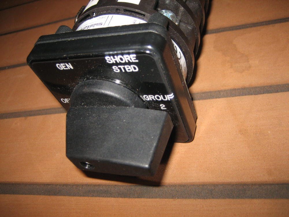 Newmar Salzer CUSTOM Shorepower Generator Transfer Rotary Cam Switch ...