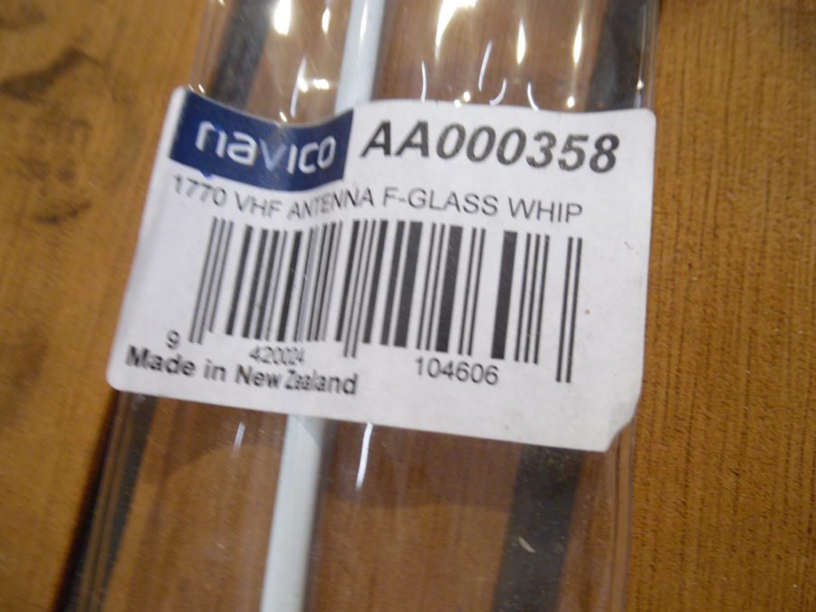Navico AA000358 Marine VHF Antenna 1770 F-Glass Whip 3'5" - Max Marine ...