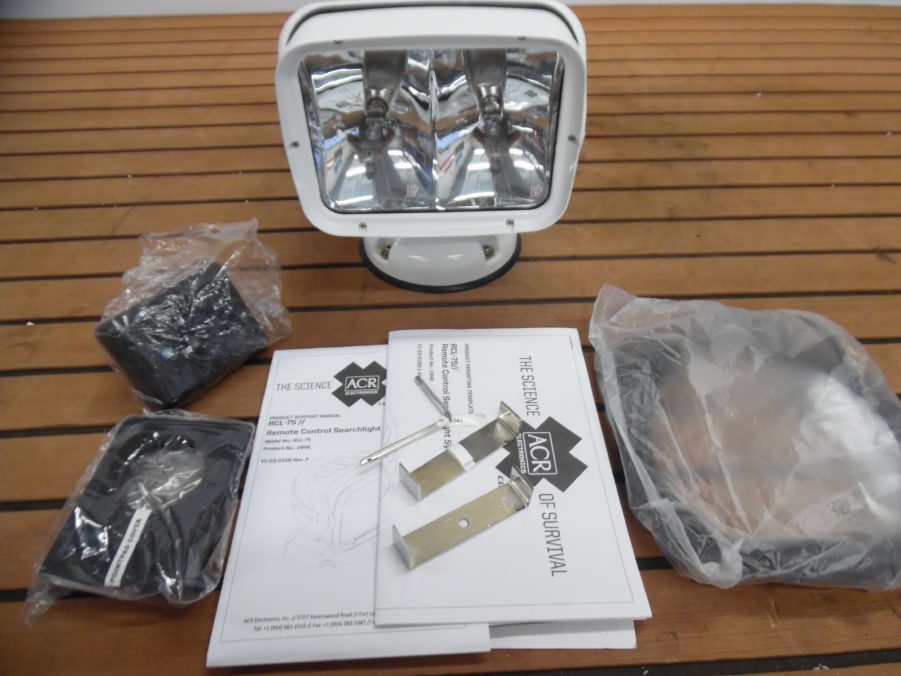 ACR RCL-75 REMOTE CONTROL MARINE 12V SEARCHLIGHT w/ POINT PAD - Max ...