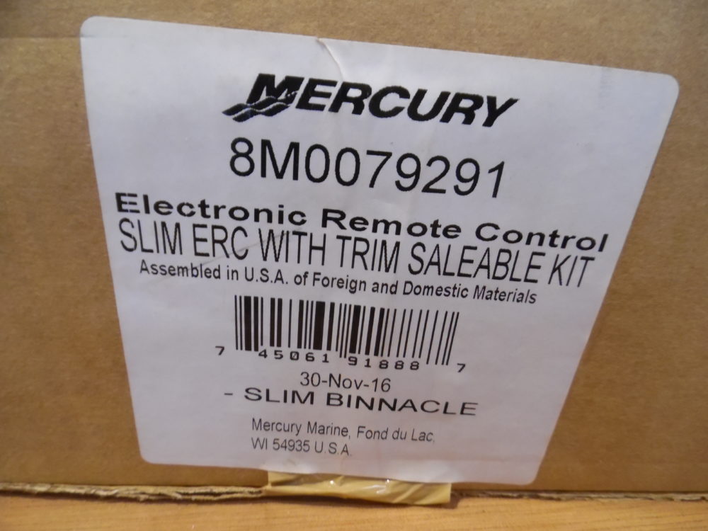 OEM MERCURY 8M0079291 SLIM ERC BINNACLE ELECTRONIC SHIFT AND THROTTLE ...