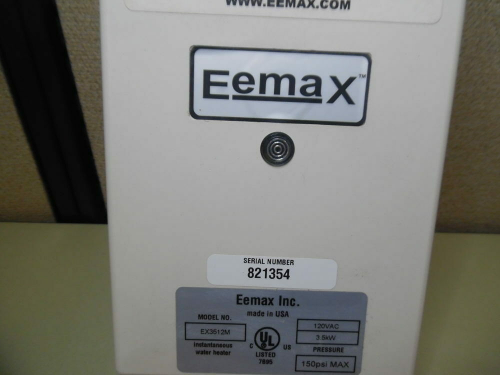 Eemax EX3512M Marine Instantaneous Water Heater 120VAC, 150 PSI - Max ...