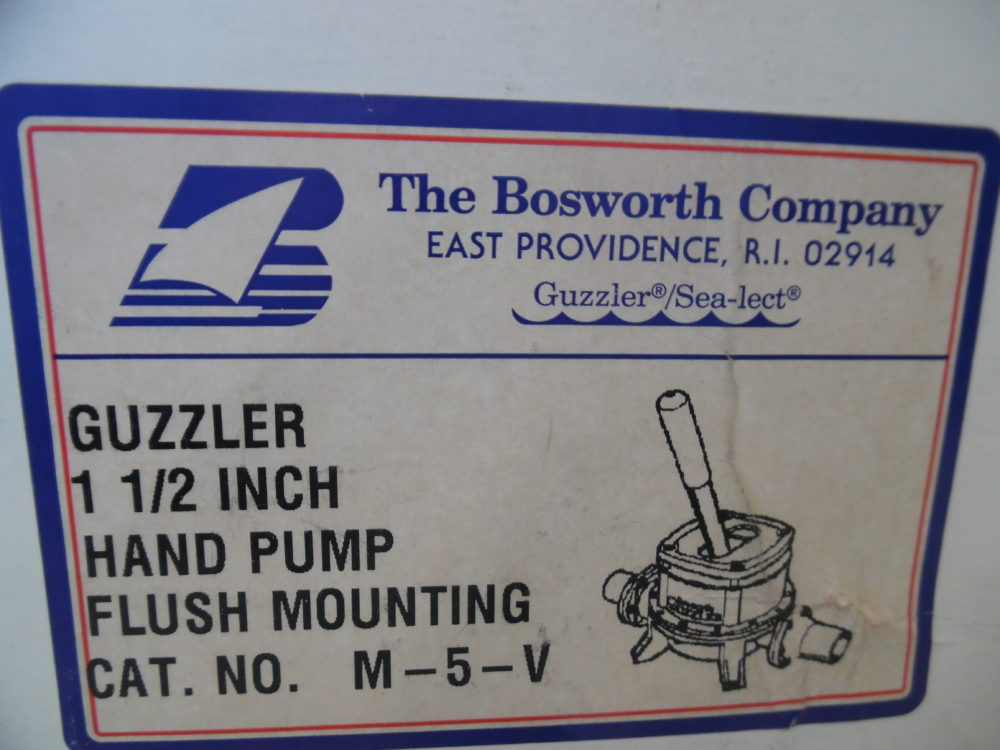 Bosworth M500V Guzzler 500 Manual Bilge / Waste Hand Pump - Max Marine ...