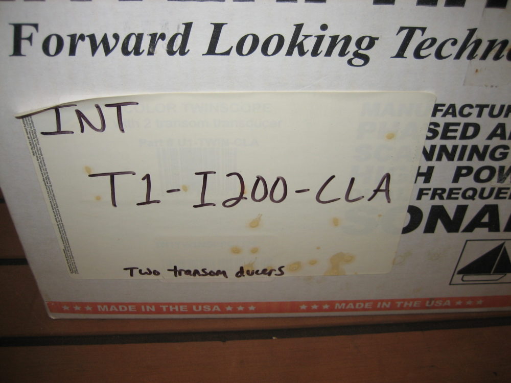 Interphase NEW Pair of Transom Mount Transducers - T1-I200-025 & T1 ...