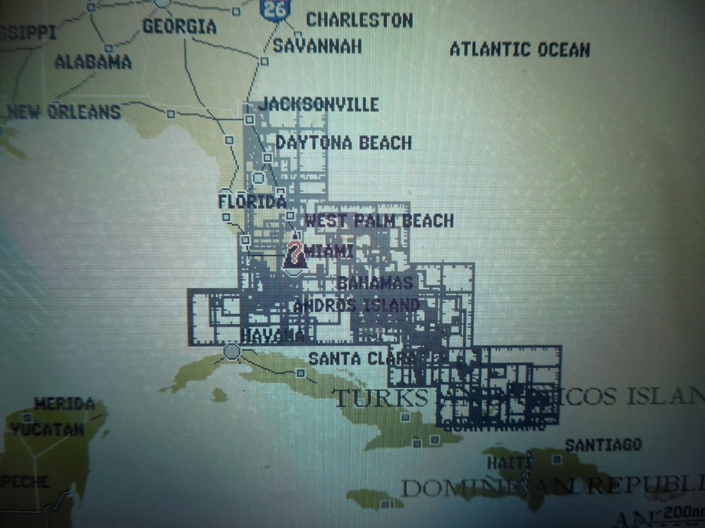 Garmin Blue Chart Florida to the Bahamas MUS503L May 2008 - Great ...