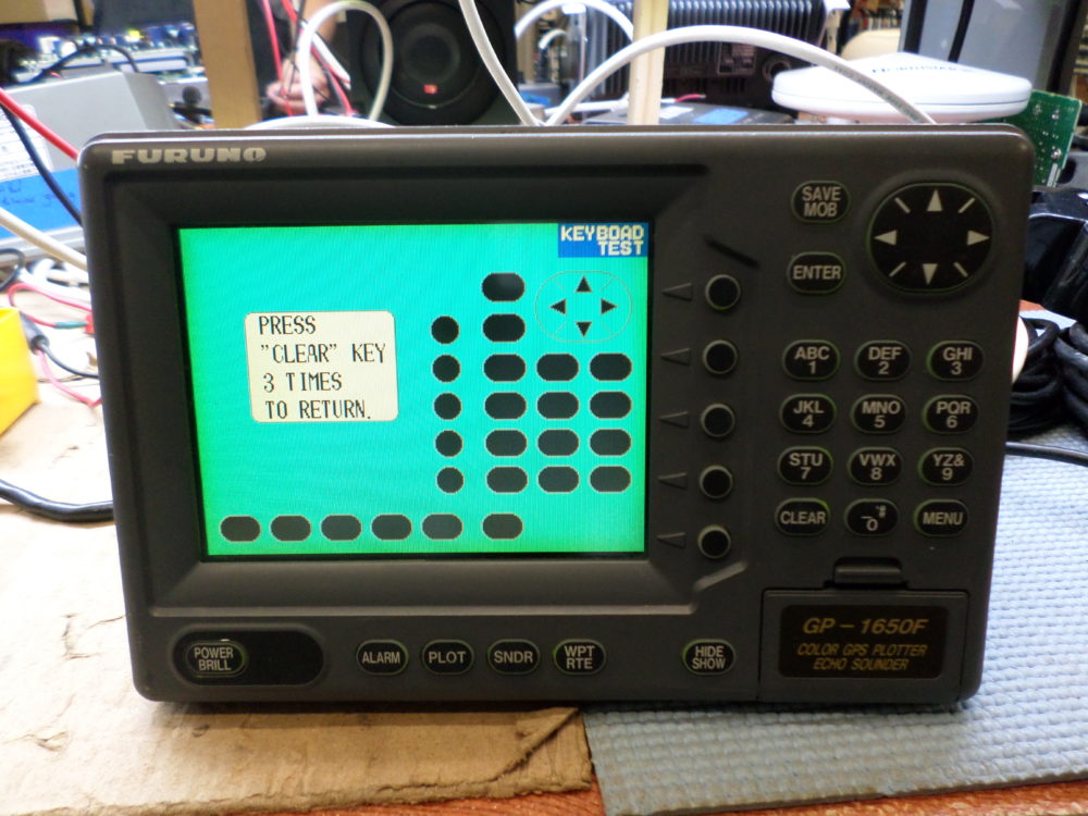 Furuno GP-1650F Navionics GPS/ Chartplotter/ Sounder - Tested - w/ Sun ...