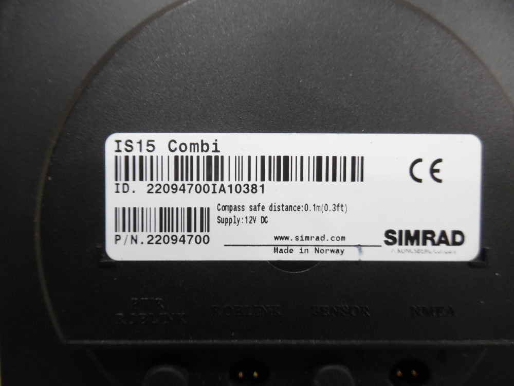 Simrad IS15 Combi Display - Tested with 90 DAY WARRANTY - Max Marine ...