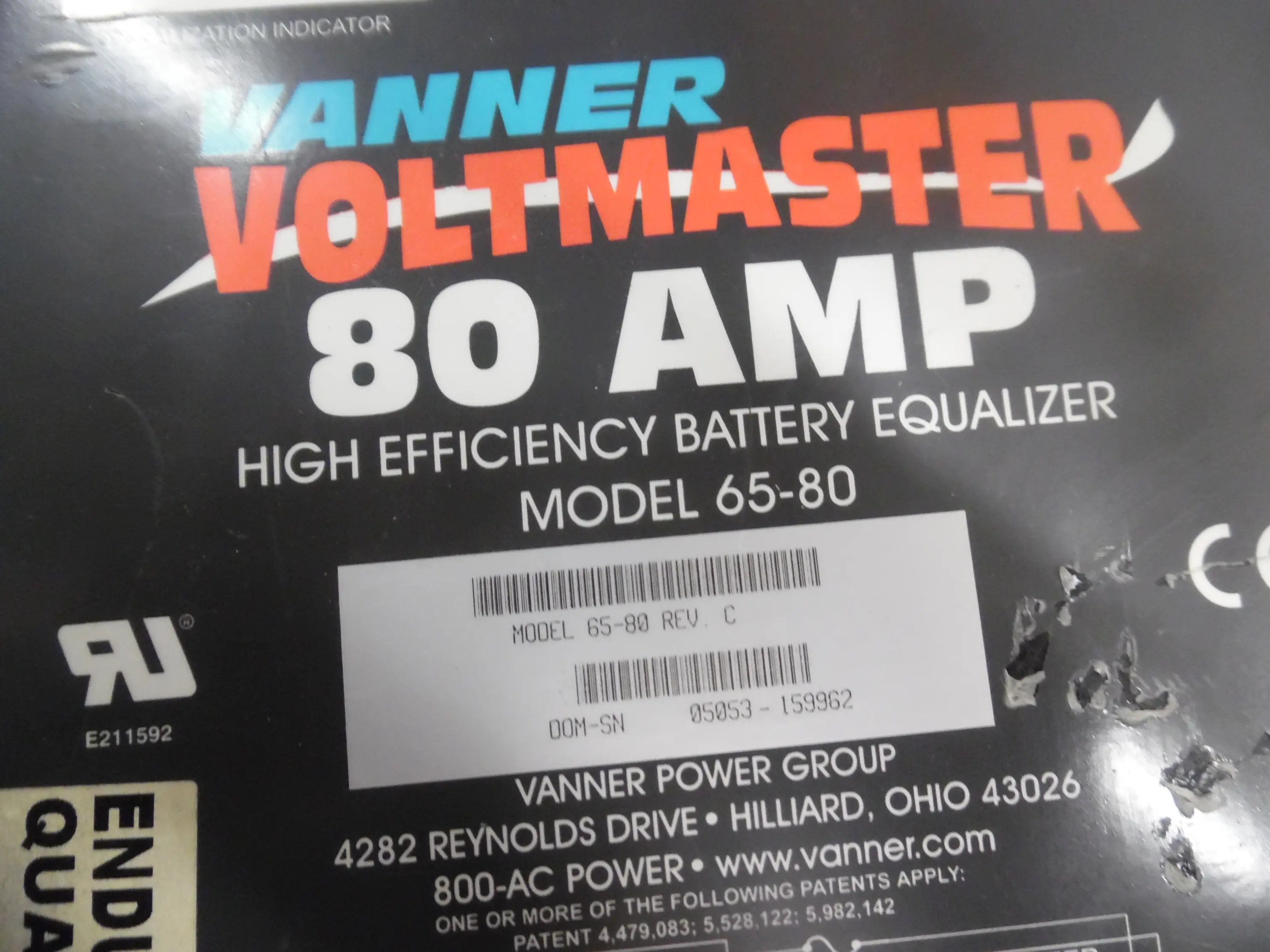 Vanner 65-80 Voltmaster 24v/12v 80 Amp High Efficiency Battery ...