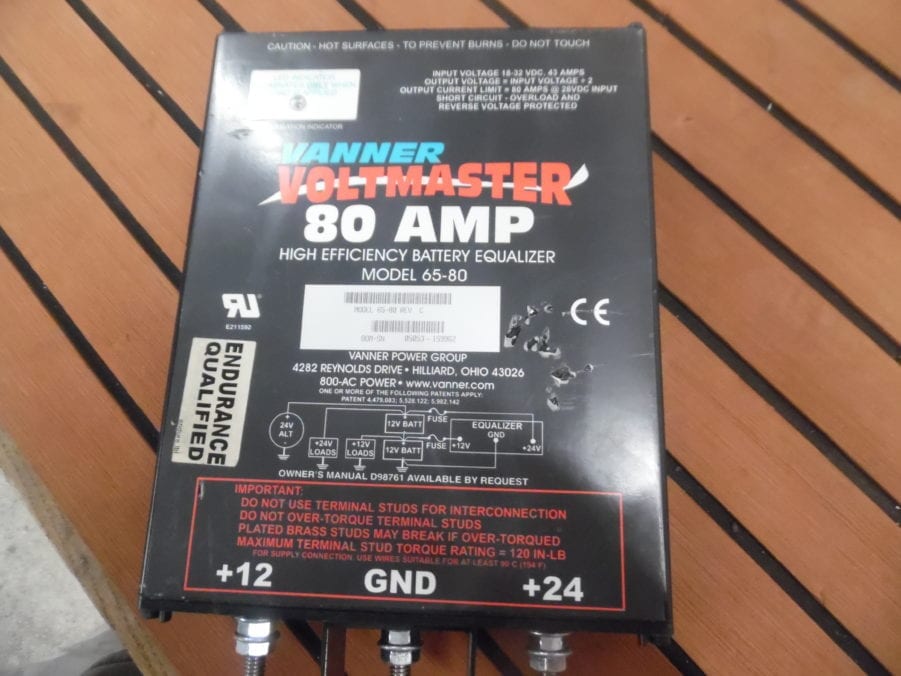Vanner 65-80 Voltmaster 24v/12v 80 Amp High Efficiency Battery ...