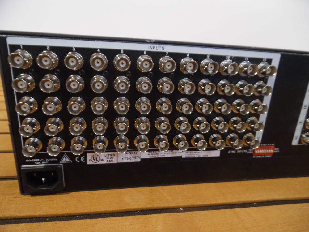Extron E16631 Crosspoint 300 Series 128 HV Wide band Matrix Switcher w/ ADSP - Max Marine ...
