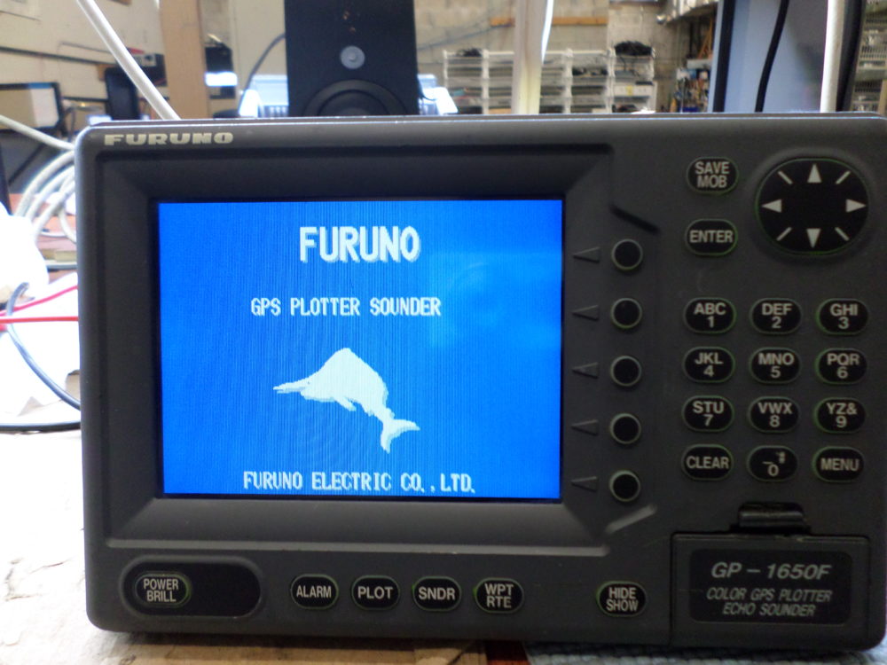Furuno GP-1650F/NT GPS/ Chartplotter/ Sounder - Cmap - Tested - Max ...