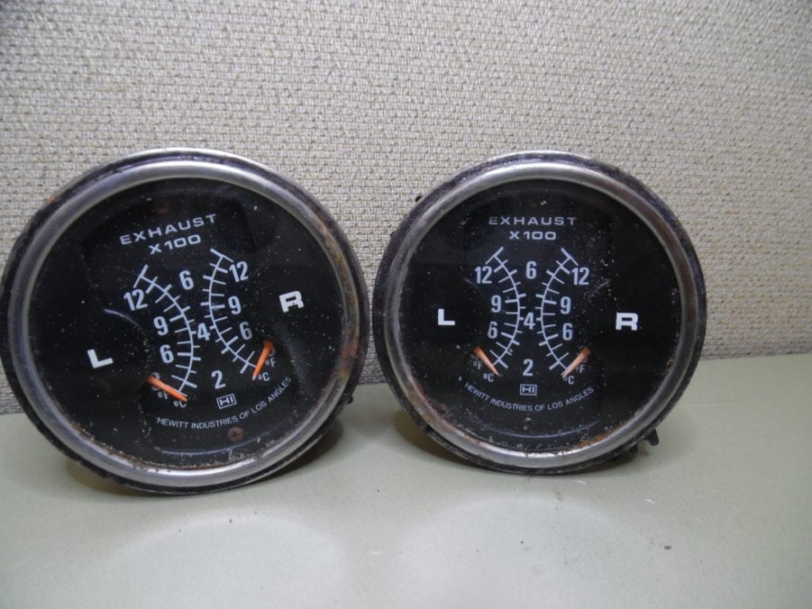 Aetna Engineering / Hewitt 010-504 Exhaust Dual Pyrometer Gauge 3 ...