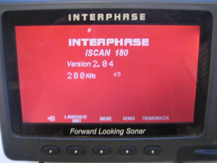 Interphase iScan 180 Color Sonar DISPLAY UNIT ONLY - Working Condition ...