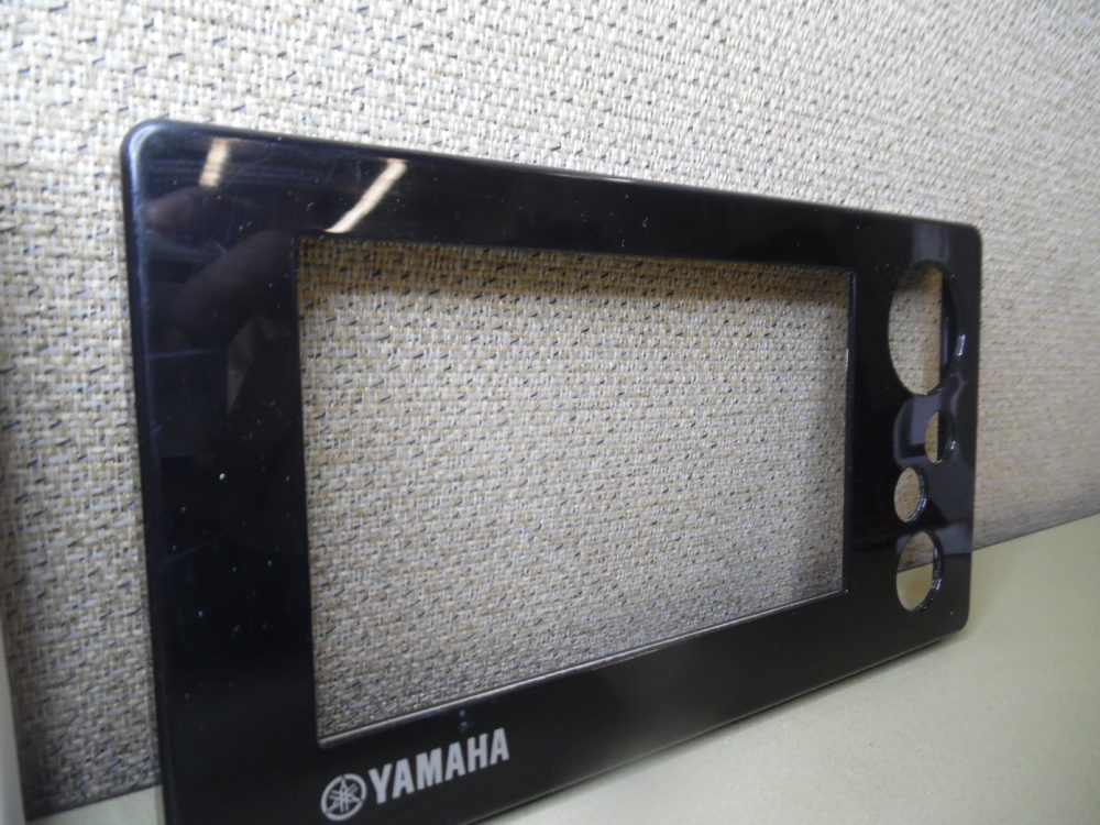 Yamaha Black Display Bezel Panel w/ Sun Cover for YAMAHA DISPLAY 6Y9 ...