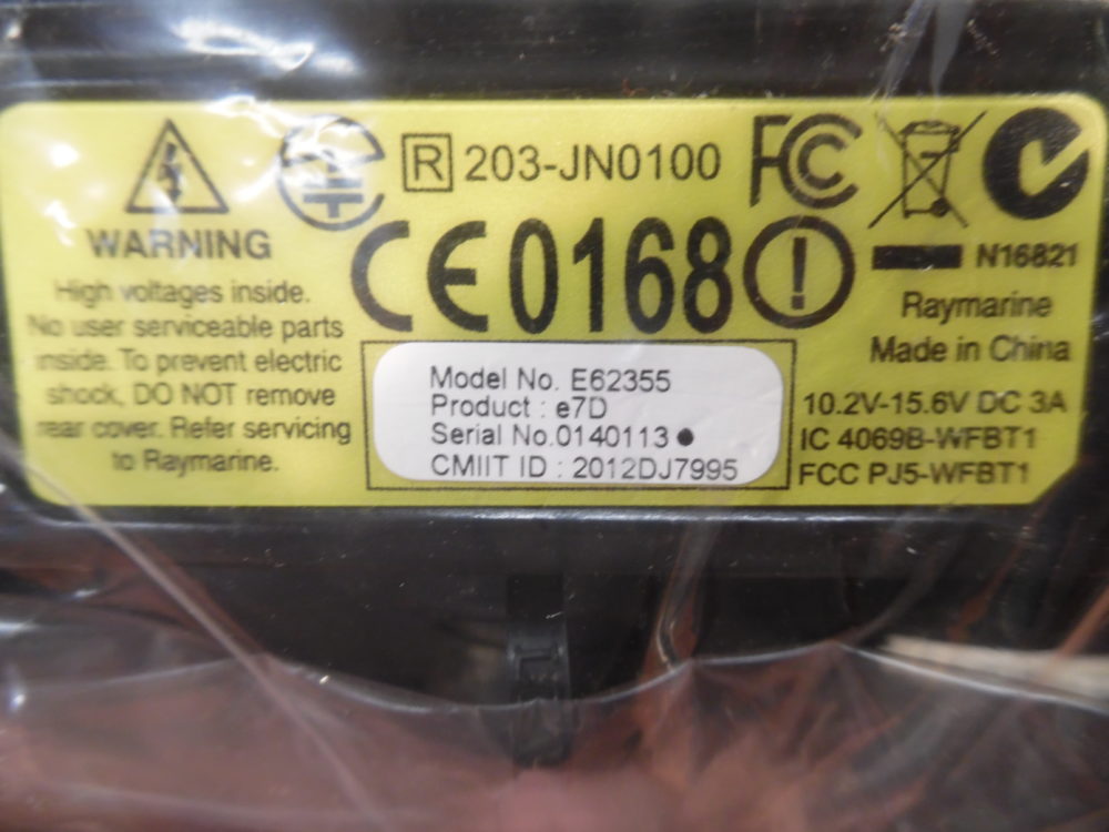 Raymarine e7D Touchscreen Chartplotter - FACTORY REFURB w/2 YEAR ...
