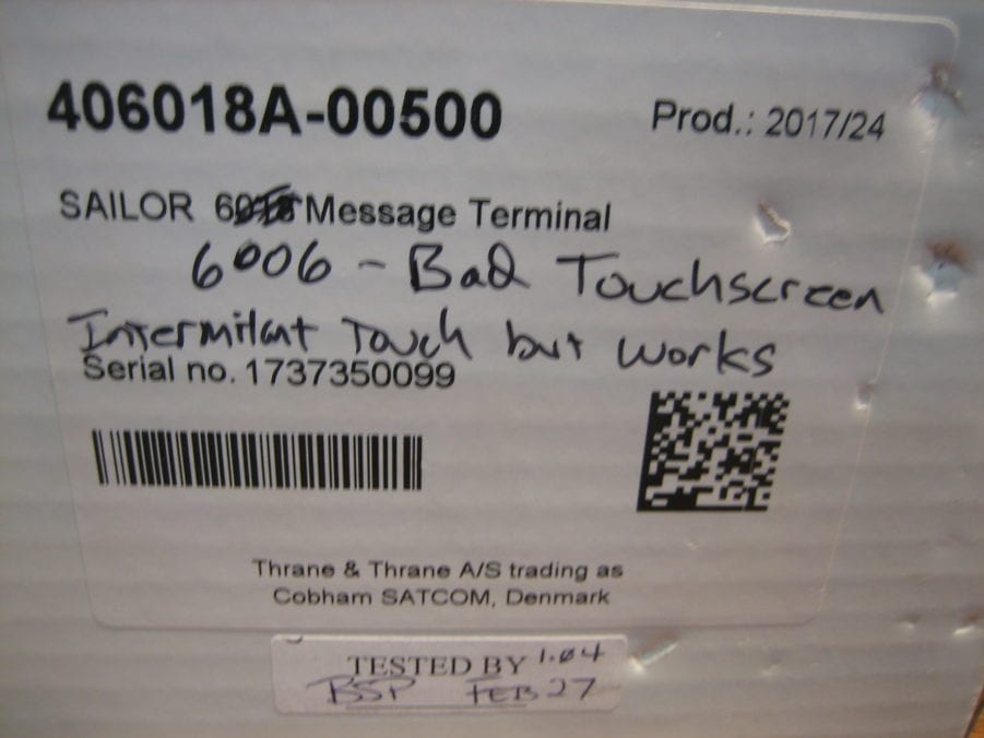 Sailor Thrane & Thrane 6006 Message Terminal for 6110 GMDSS System S/W ...