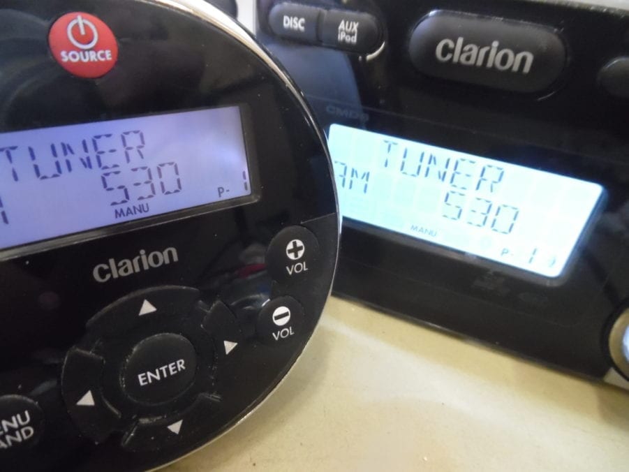 Clarion MW1 Marine Wired Remote Unit w/ Bracket and 10' Extension Cable ...