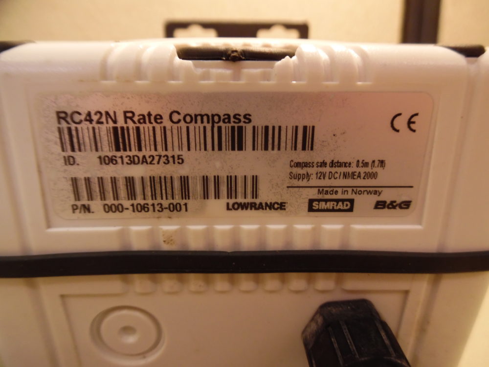 Simrad Lowrance BG RC42N Rate Compass Micro-C NMEA2000 Heading Sensor ...