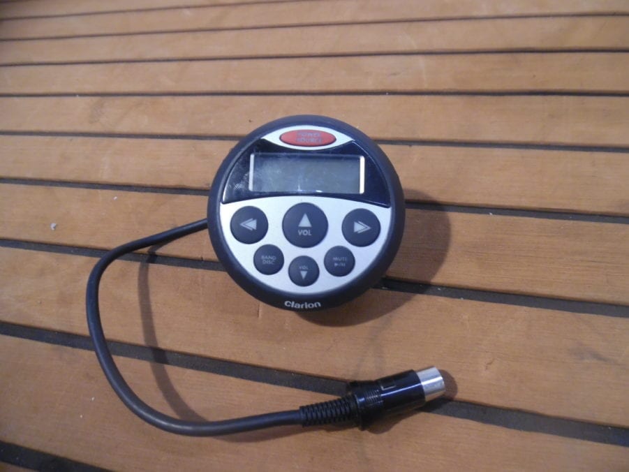 Clarion CMRC1-SB Waterproof Marine Wired Remote Control 6-Pin - Max ...