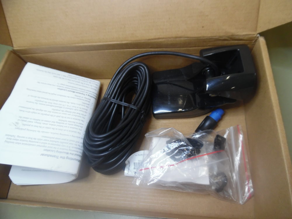 Garmin 010-10272-01 Transom Mount Depth / Temp TRANSDUCER 50/200kHz 8 ...