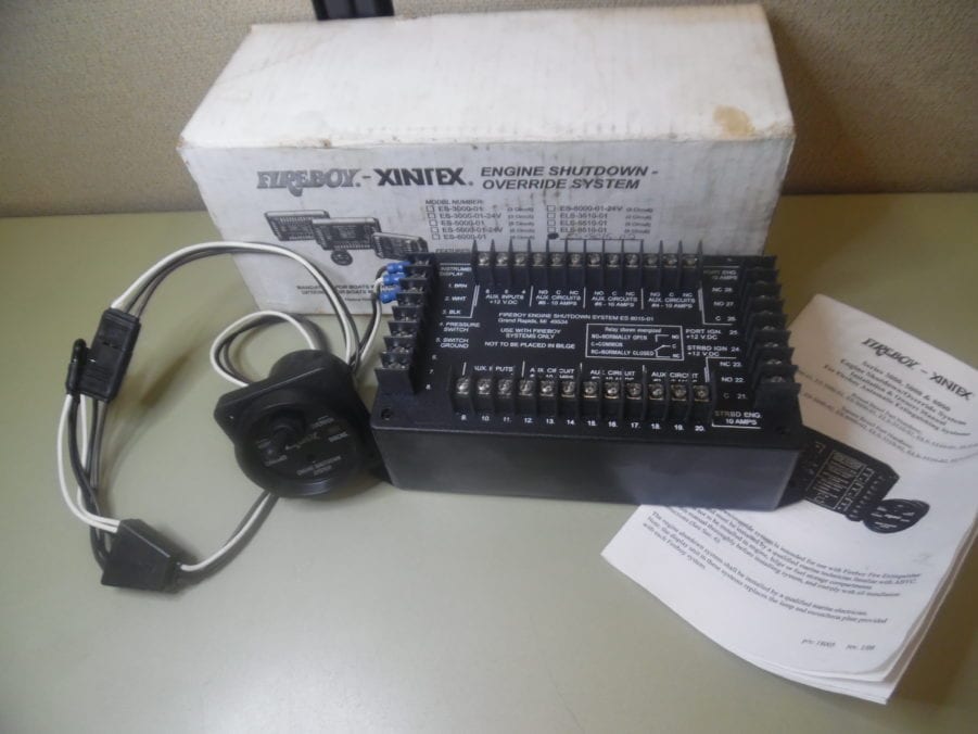 FIREBOY XINTEX ES-8015-01 MARINE ENGINE SHUTDOWN OVERRIDE SYSTEM - Max ...