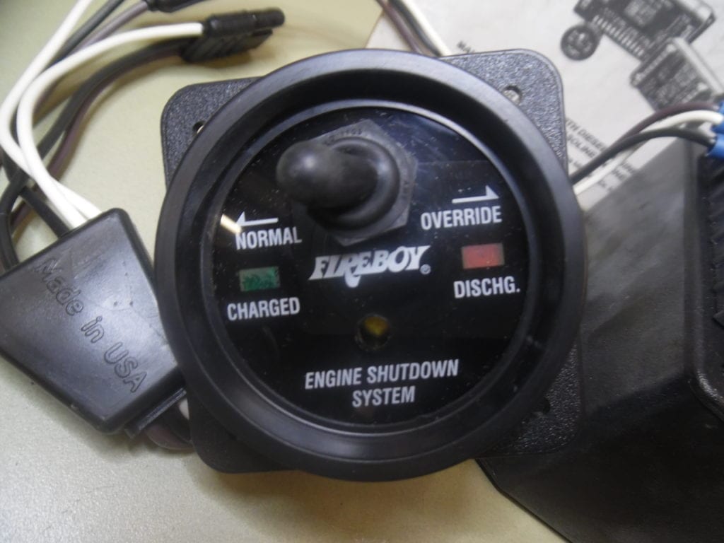 FIREBOY XINTEX ES-8015-01 MARINE ENGINE SHUTDOWN OVERRIDE SYSTEM - Max ...