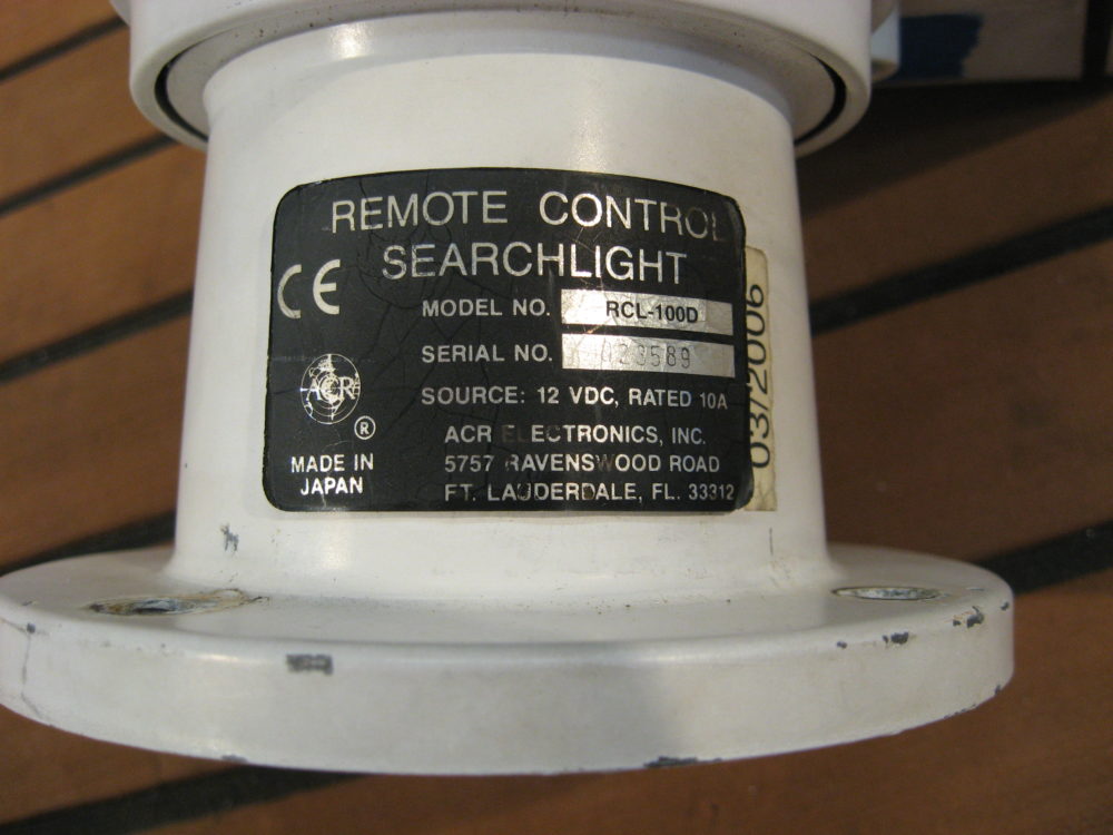 ACR RCL-100D 12V Search Light ONLY - Fully Tested - Free US Shipping ...