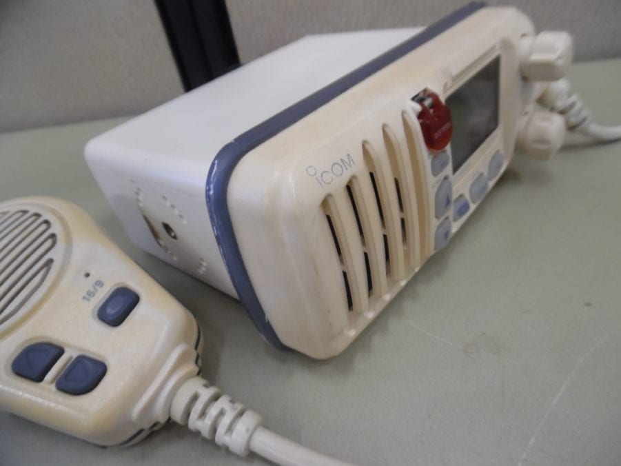 Icom IC-M402 Marine VHF Radio Transceiver w/ Microphone - FULLY TESTED ...