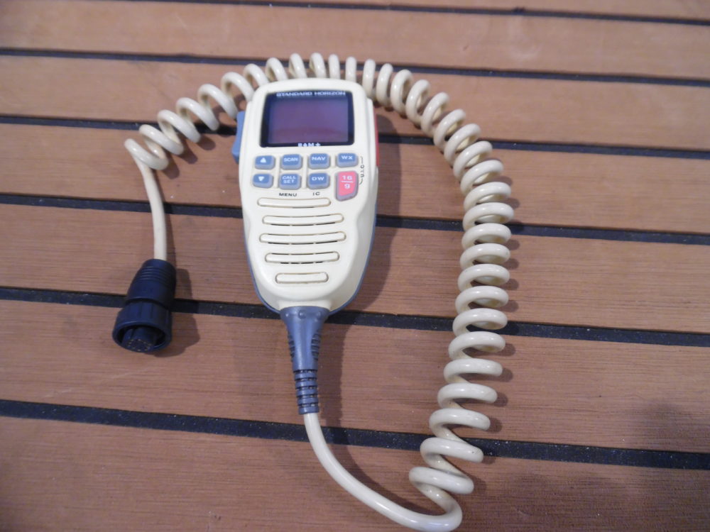 Standard Horizon CMP25W VHF RAM+ Microphone Mic - TESTED - Max Marine ...
