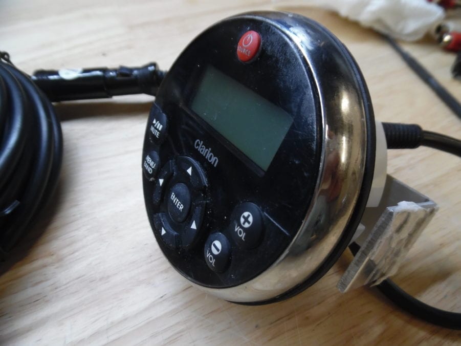 Clarion MW1 Marine Wired Remote Unit w/ Bracket and 25' Extension Cable ...