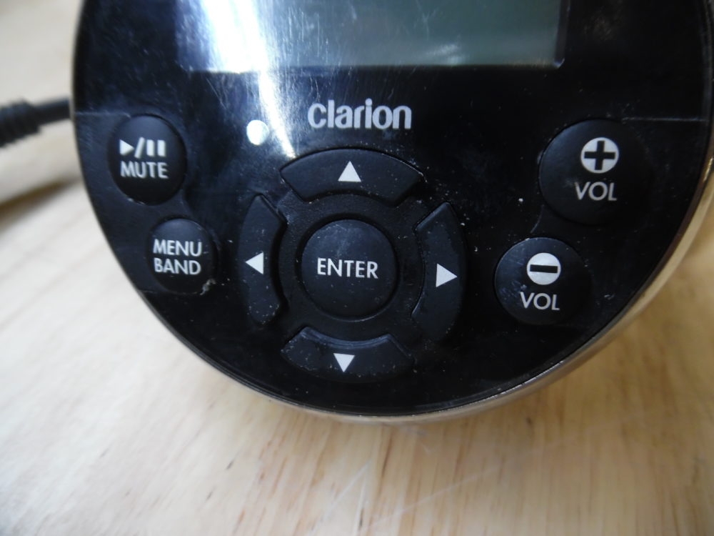 Clarion MW1 Marine Wired Remote Unit w/ Bracket and 25' Extension Cable ...