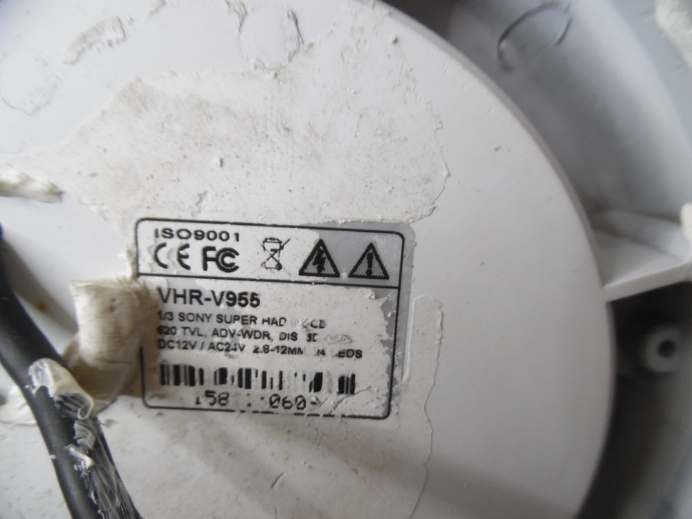 Versiton VHR-V955 Vandal-Proof Dome Security Surveillance Camera w ...