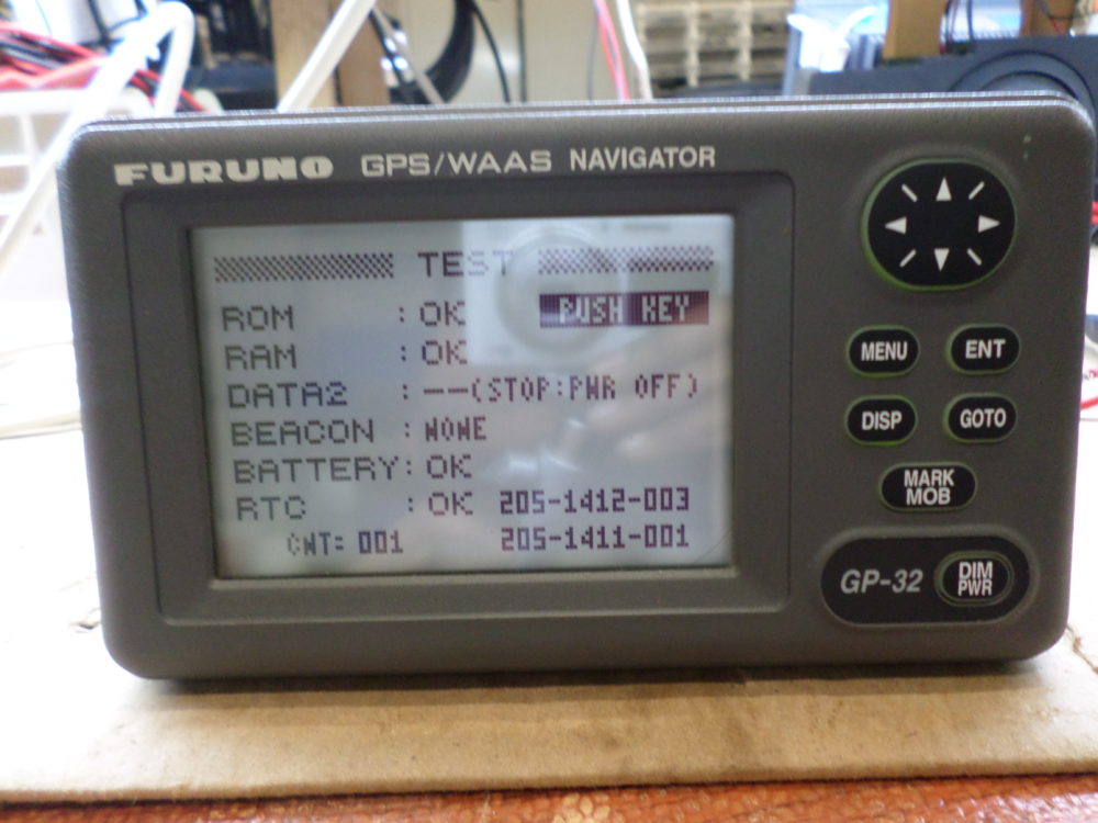 Furuno GP-32 GPS/WAAS Navigator Display - Great Condition w/ Sun Cover ...