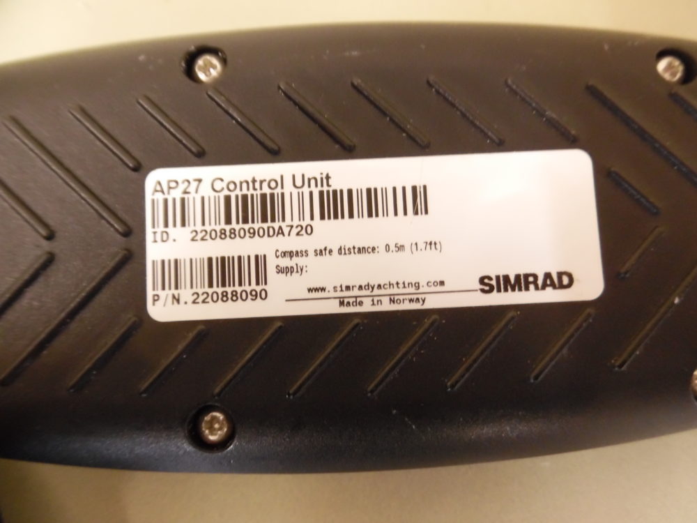 Simrad AP27 Handheld Autopilot Control Head - 22088090 - GREAT ...