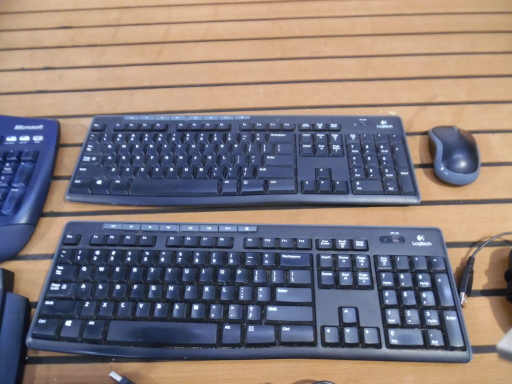 Logitech Dell Microsoft HP Keyboard and Mouse - LOT OF 11 - Max Marine ...