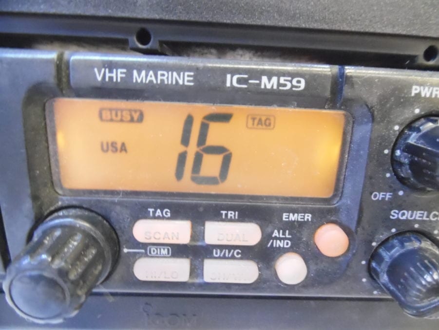 Icom IC-M59 Marine VHF Radio w/Microphone - TESTED - Max Marine Electronics
