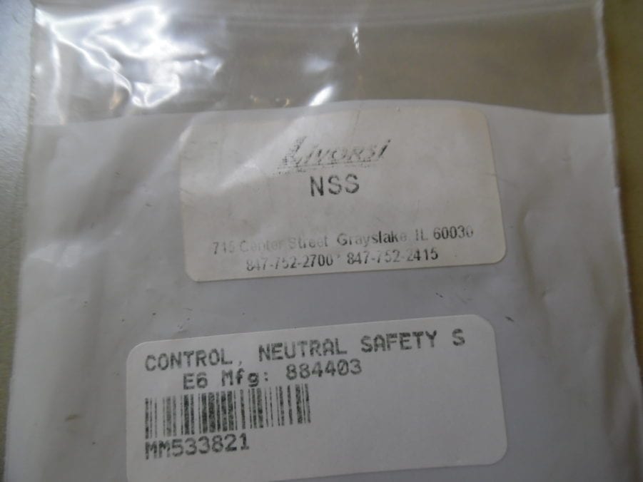 Livorsi 884403 Neutral Safety Control Push Button Switch - Max Marine ...