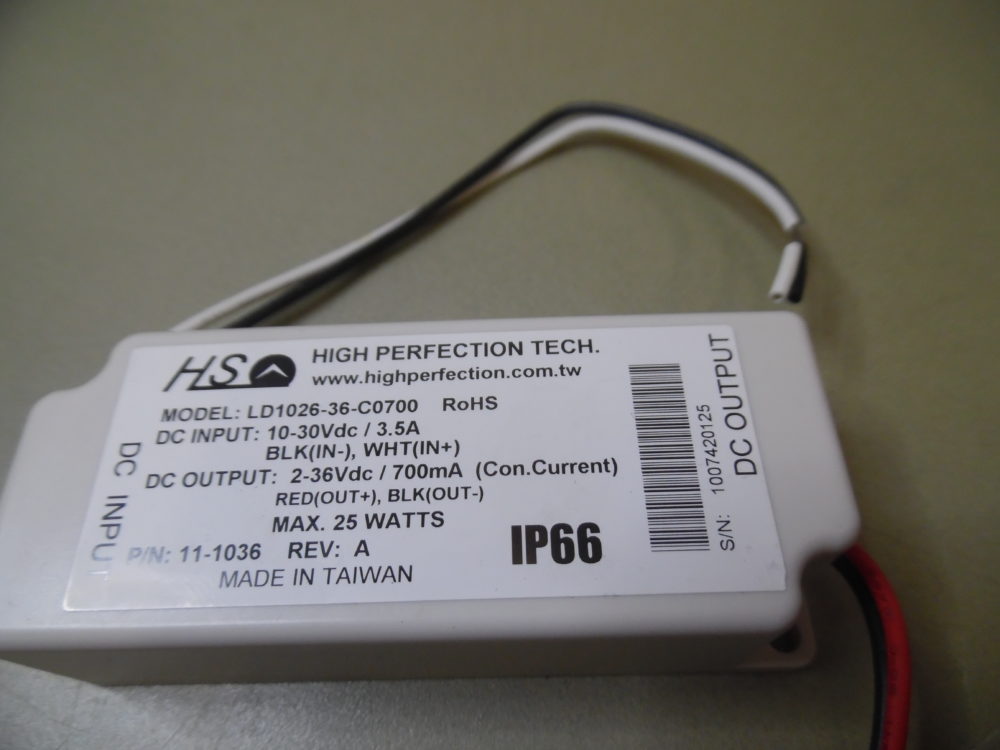 HIGH PERFECTION TECH. LD1026-36-C0700 LED Power BALLAST Module - Max Marine Electronics