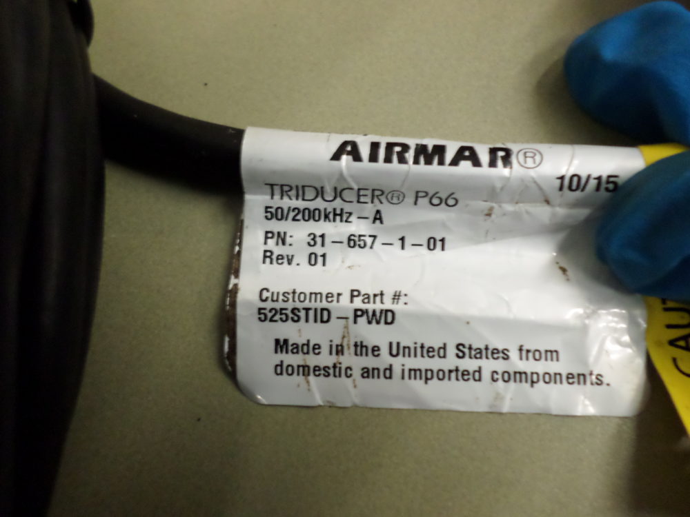 Airmar P66 10P Furuno Transom Mount Transducer FCV-620 FCV-585 ETR6/10 ...