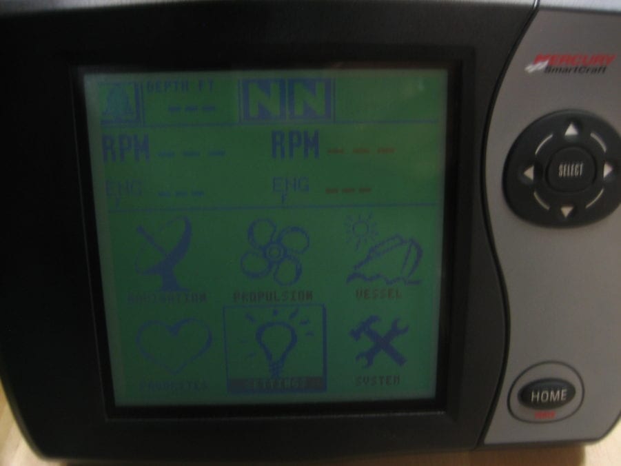 Mercury Smartcraft System View SC5000 79-888923-001 LCD GOOD Software ...