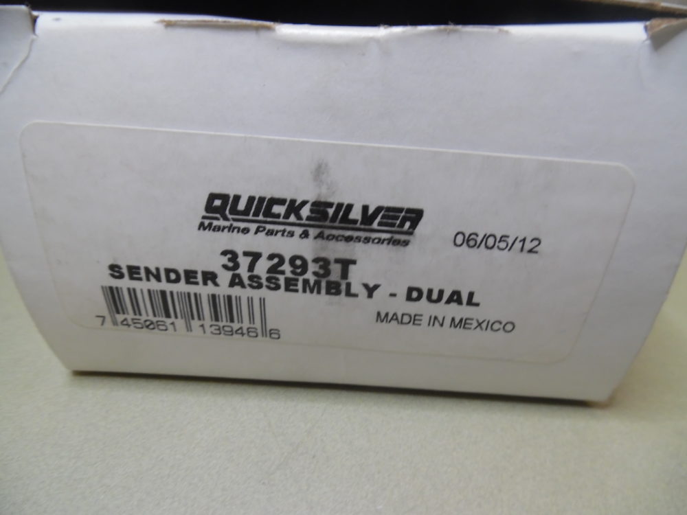 OEM QUICKSILVER MERCURY Mercruiser 37293T Dual Oil Pressure Sender ...