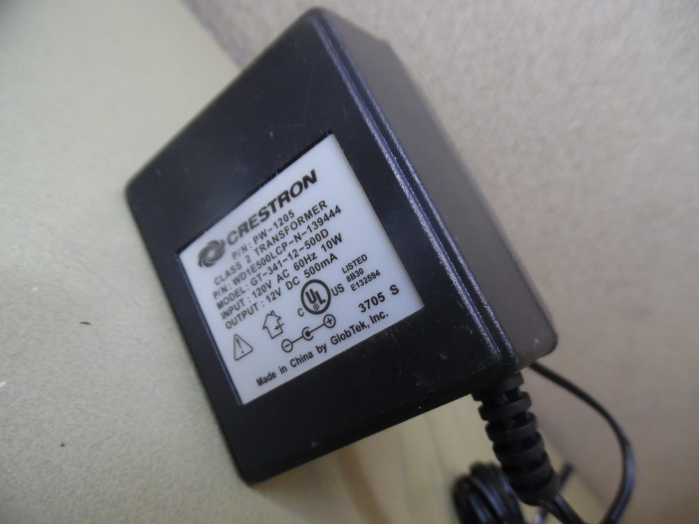 Crestron PW-1205 Power Supply 12V DC 500mA - Max Marine Electronics